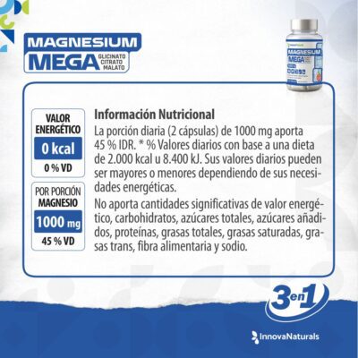 Magnesium "MEGA" - InnovaNaturals
